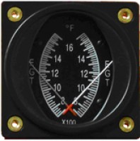 AVIASPORT ROTAX 503 EGT GAUGE FAHRENHEIT - 2 1/4 INCH | Aircraft Spruce