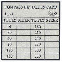 AIRPATH COMPASS REPAIR KITS - DEVIATION CARD | Aircraft Spruce