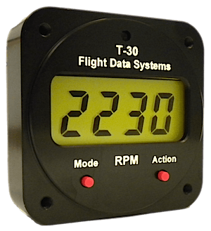 Flight Data System T-30 Electric Tachometer | Aircraft Spruce