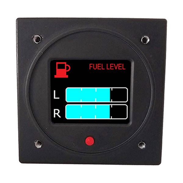 RED Avionics 2-1/4 Fuel Gage | Aircraft Spruce