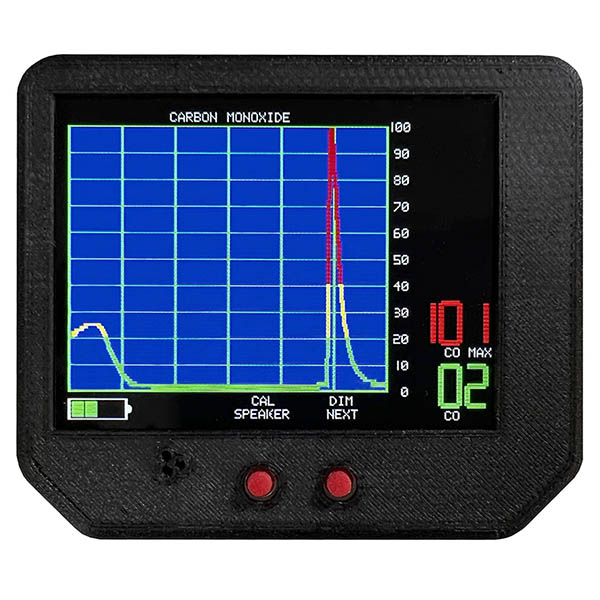 Radiant Technology CO PRO ™ Carbon Monoxide Monitor + Digital G-Meter ...