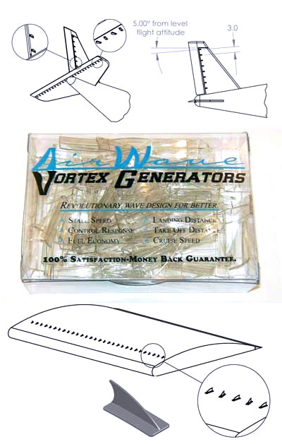Air Wave Vortex Generator | Aircraft Spruce