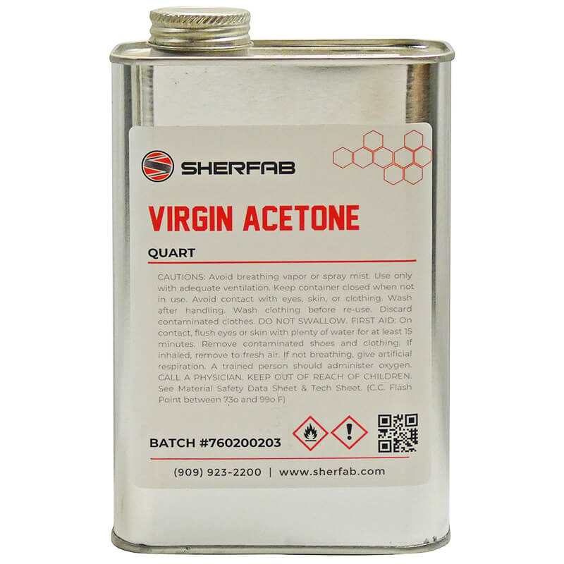 Virgin Acetone Quart | Aircraft Spruce