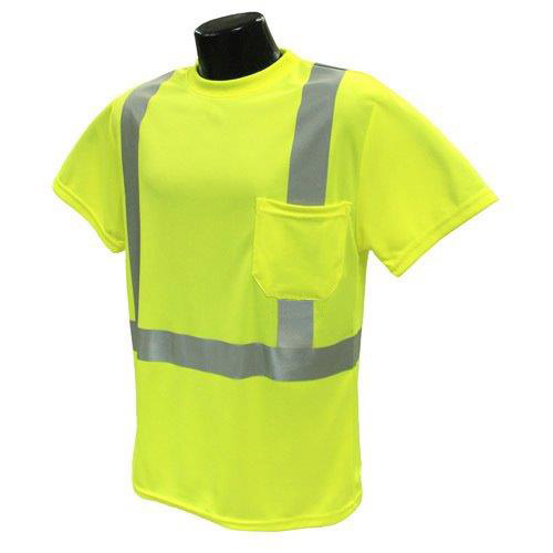 Worx Hi-Viz Lime Class II Short Sleeve T-Shirt | Aircraft Spruce