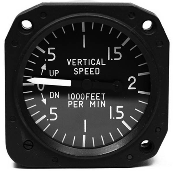 Falcon 2-1/4 Vertical Speed Indicator - 2 000 Ft / Min | Aircraft Spruce