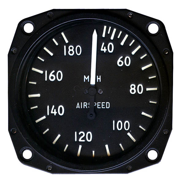 Falcon Airspeed Indicator 30-180 mph | Aircraft Spruce