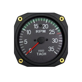 Swift 0-3500 Rpm Engine Tachometer 3 1/8 Inch | Aircraft Spruce