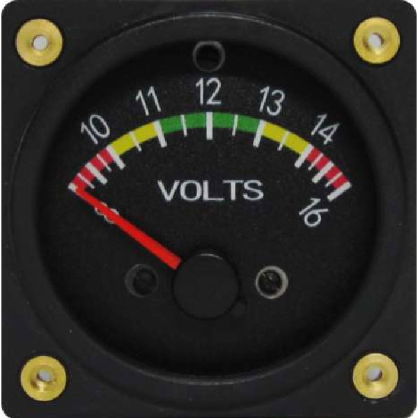Swift Gauge 2 1/4 Inch Voltmeter 8-16V | Aircraft Spruce