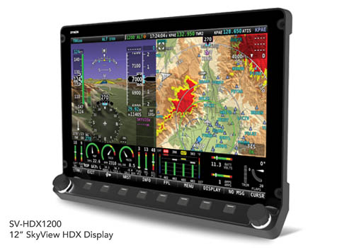 Dynon Skyview 12 HDX Display Only SV-HdX1200 | Aircraft Spruce