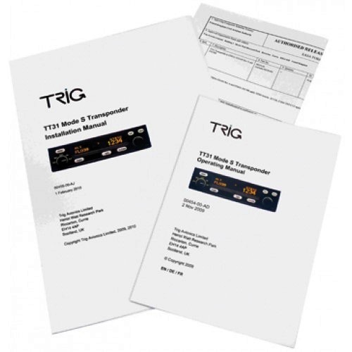 Trig TT31 Mode S Transponder Document Kit Only | Aircraft Spruce