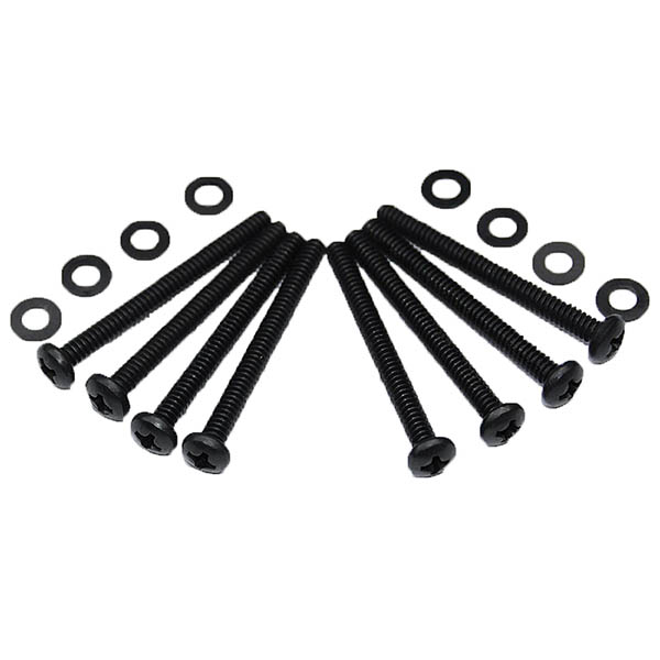 Black-Oxide Stainless Steel Pan Head Screws | Aircraft Spruce