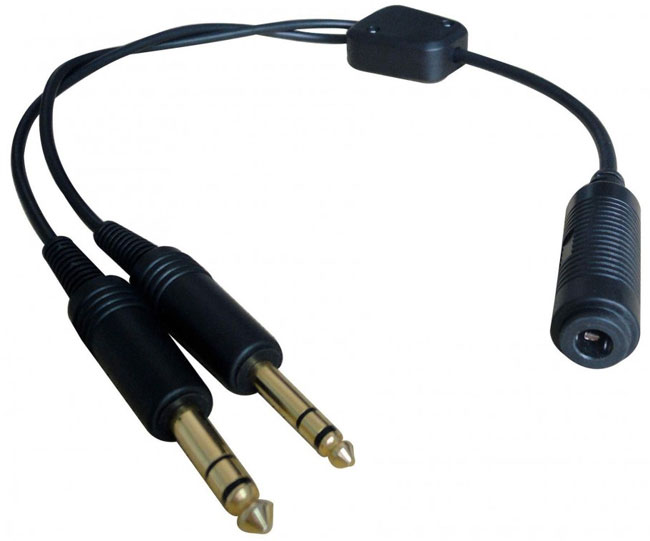Got Your Six Aviation Helicopter U-174 To Dual GA Headset Adapter Cable ...
