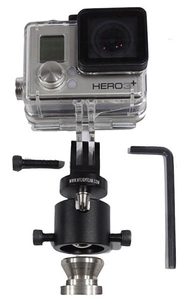 NFLIGHTCAM BALL-HEAD EXTERIOR MOUNT FOR GOPRO | Aircraft Spruce