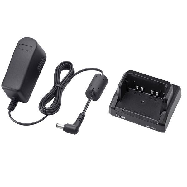 Icom BC-224 Rapid Charger With BC-123Sa For A25 | Aircraft Spruce