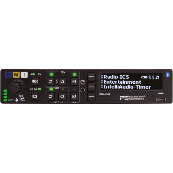 PS Engineering PMA450B Audio Panel 6 Place - TSO For Certified Aircraft ...