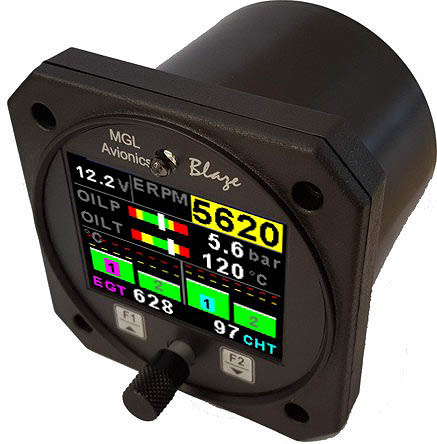 MGL Blaze Series Color Universal Engine Monitor | Aircraft Spruce