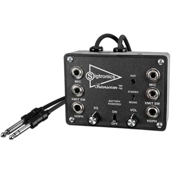 Sigtronics Transcom III Portable 2-Place Stereo Intercom - Spo-23 ...