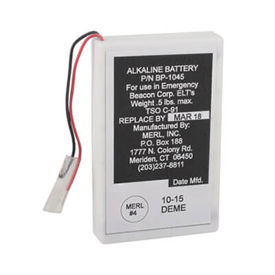 Merl BP-1045 ELT Battery Pack | Aircraft Spruce