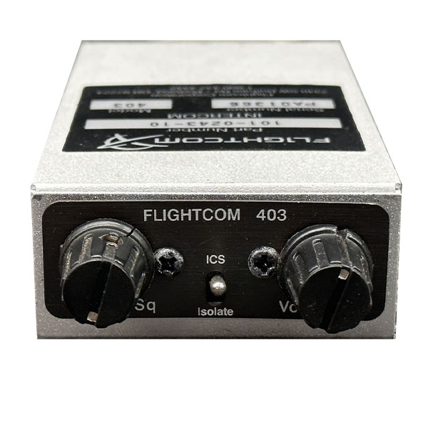 Flightcom 403 Intercom 2 Place | Aircraft Spruce