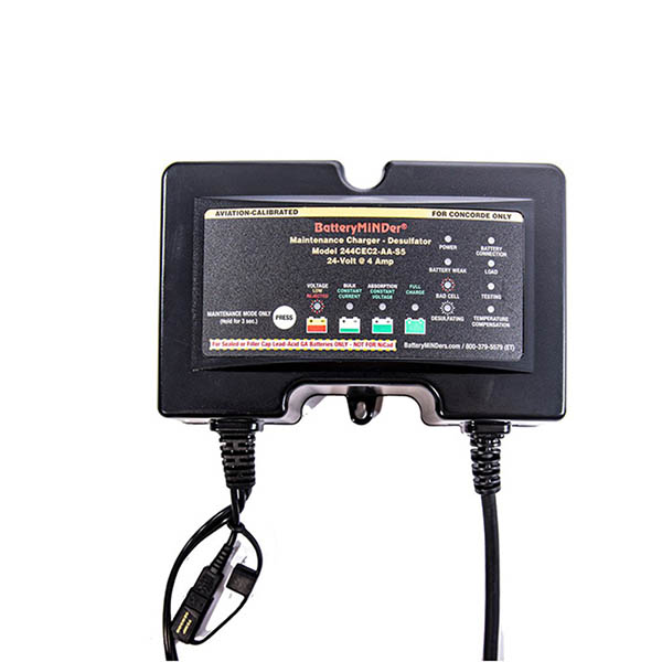 BatteryMINDer 24V-4A Aviation Calibrated Maintenance Charger Desulfator ...