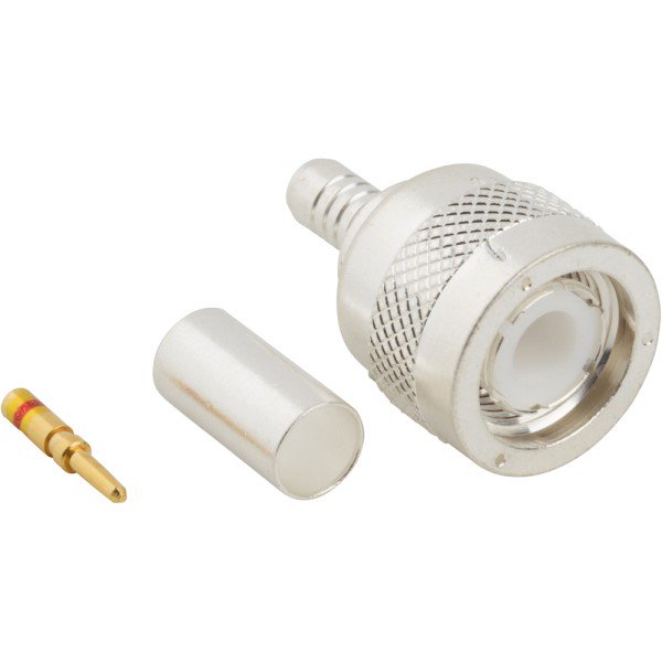 RF Connector M39012/26-0503 TNC Straight Crimp Plug for RG-142 RG-400 ...