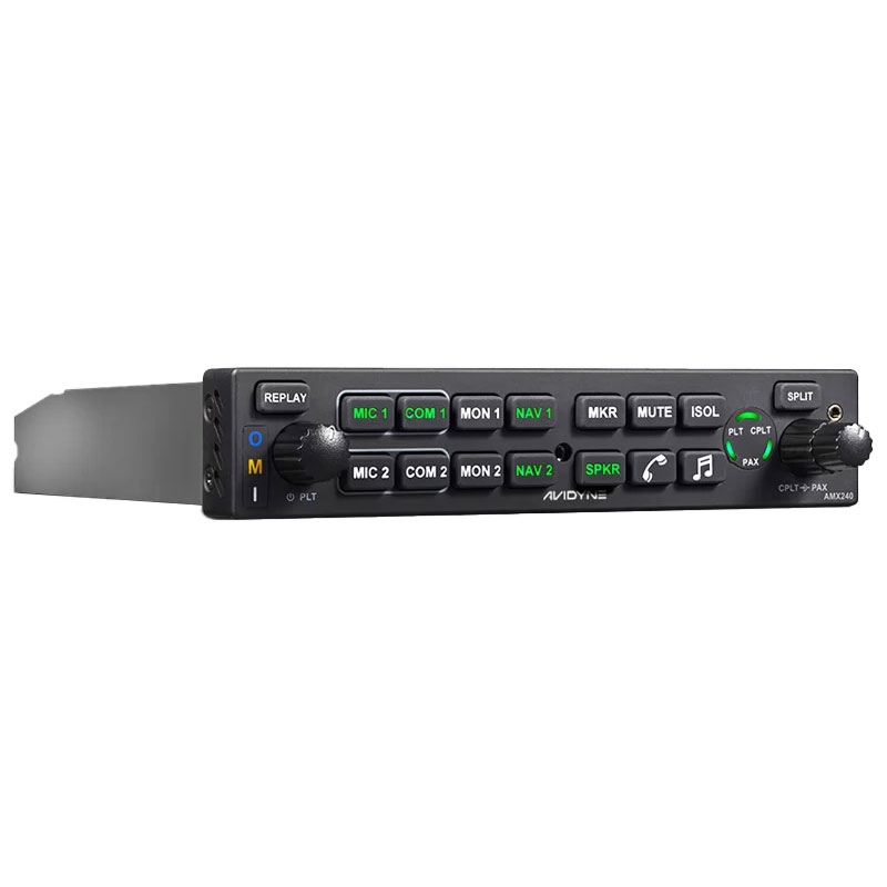 Avidyne AMX240 Stereo Intercom Audio Panel | Aircraft Spruce