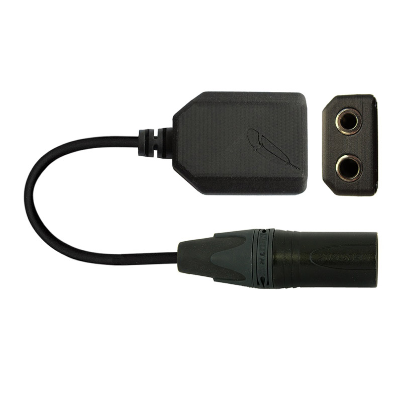 UFlyMike Aviation Adapters for 2 - Plug Headsets - XLR (5Pin ...