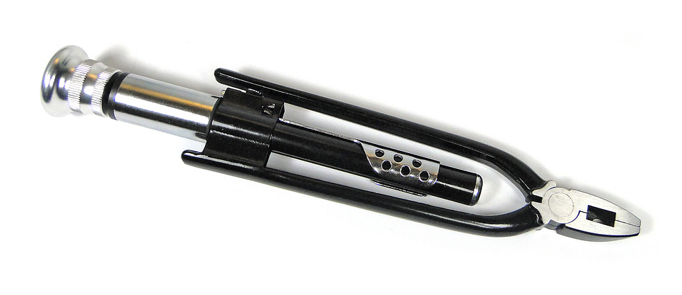Reversible safety wire pliers store