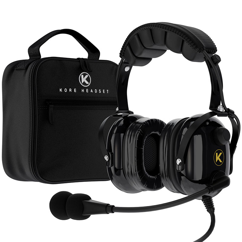 Kore Aviation KA-1 General Aviation Headset (Mono & Stereo) with ...