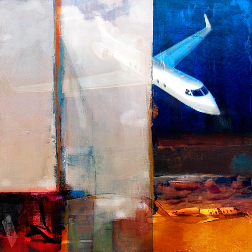 Gulfstream 550 And Lear 55 Print By Martin Young | Aircraft Spruce