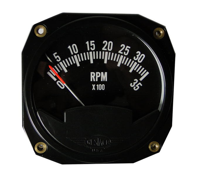 Westach Tachometer 3 1/8 Inch Square | Aircraft Spruce