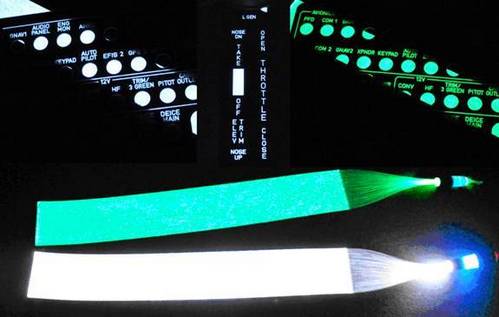 Fiber-Optic Panel Backlighting Kit - Green | Aircraft Spruce