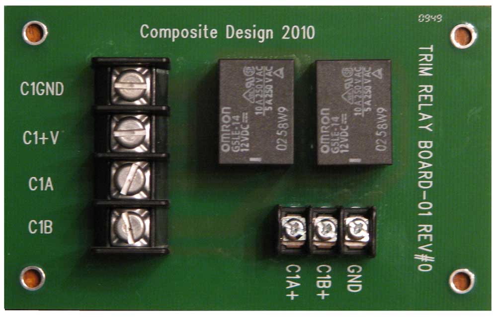 Single Axis Trim Relay Boards | Aircraft Spruce