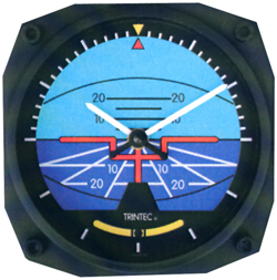 Trintec Artificial Horizon Wall Clock | Aircraft Spruce