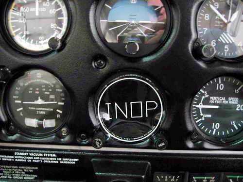 Inoperative Instrument Aid | Aircraft Spruce