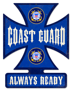 Coast Guard Vintage Metal Sign | Aircraft Spruce