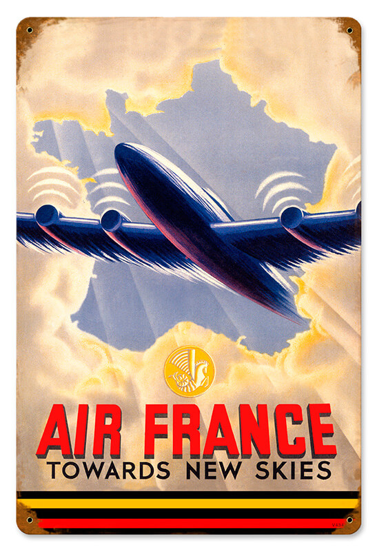 Air France Vintage Metal Sign | Aircraft Spruce