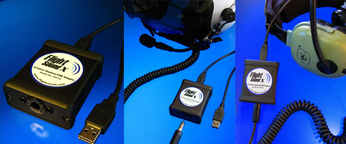 Flight Sound X-H - USB Adapter For Helicopter Headsets | Aircraft Spruce