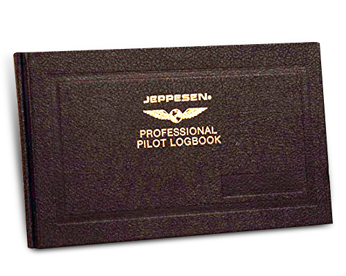 Jeppesen Professional Pilot Logbook - Brown | Aircraft Spruce