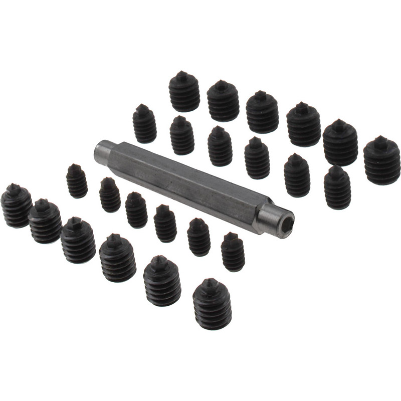 Center-Locating Transfer Punch For Threaded Holes 4 Size Set (1/4 -20 5 ...