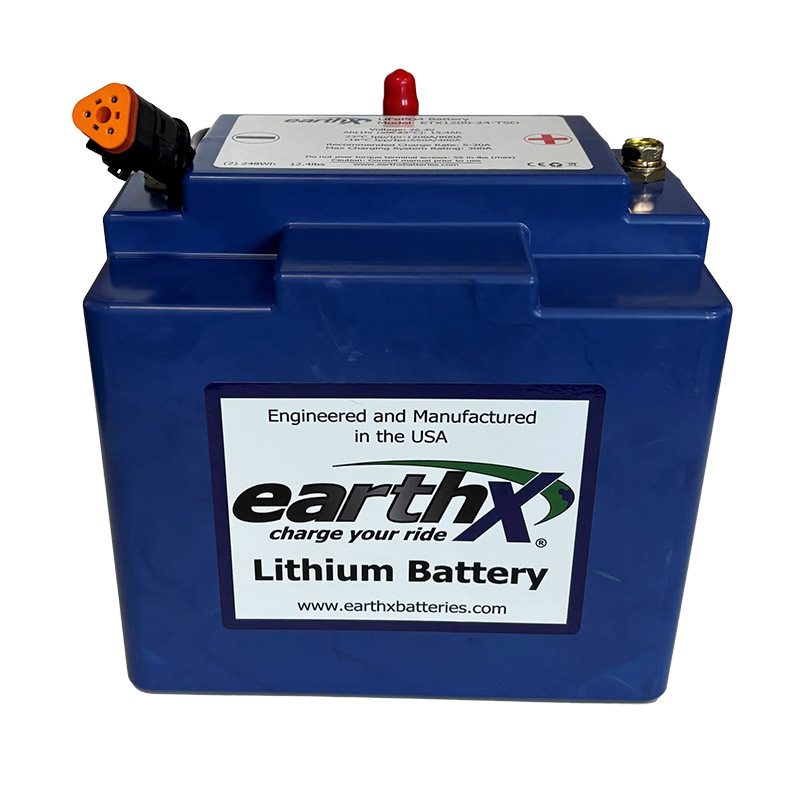 EarthX ETX1200-24-TSO Lithium Aircraft Battery - FAA Approved ...