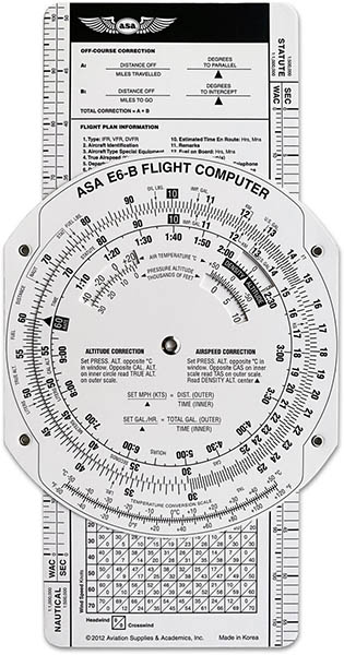 ASA E6-B Metal Flight Computer | Aircraft Spruce