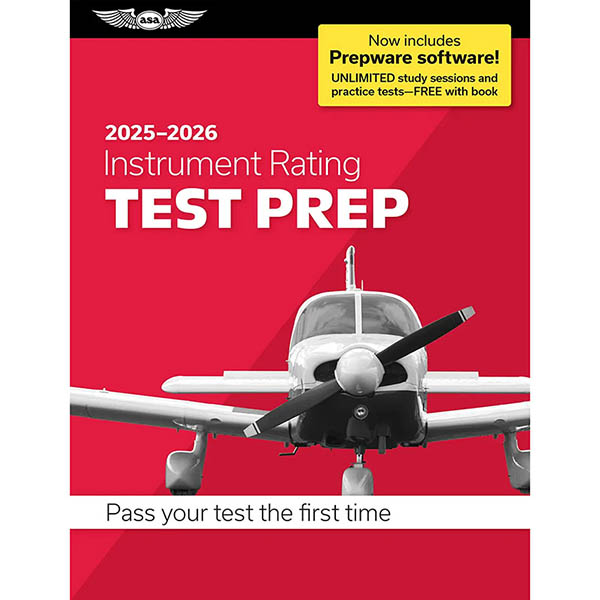 ASA Test Prep 2025 - 2026: Instrument Rating Test Prep with Prepware ...