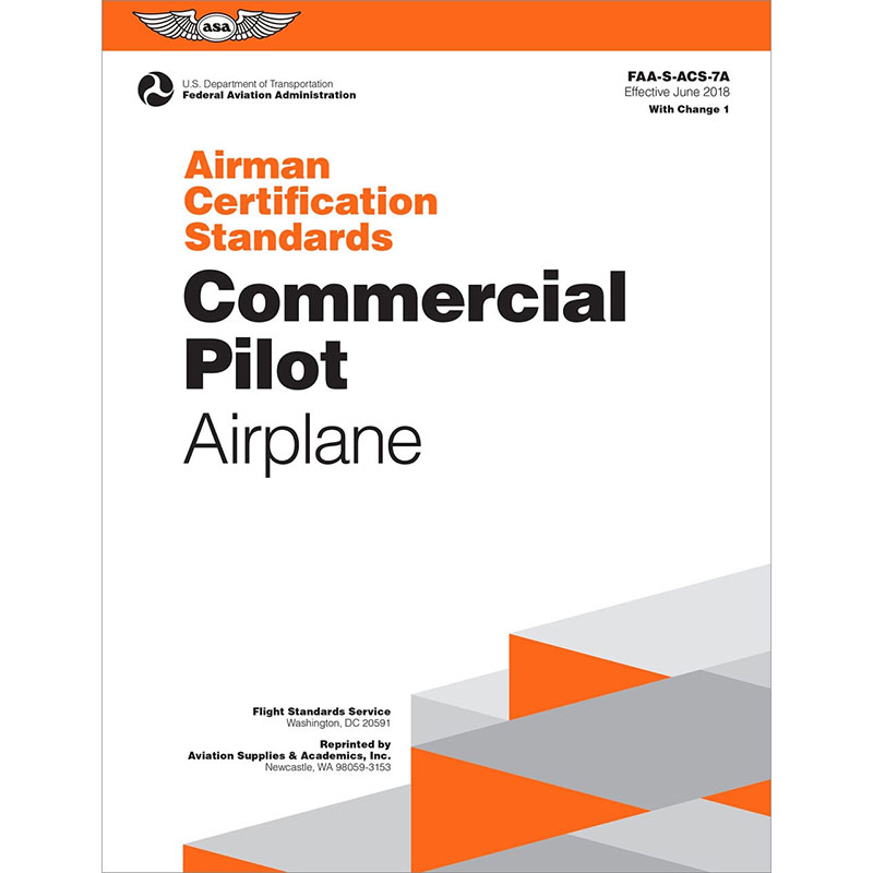 ASA Airman Certification Standards: Commercial Pilot Airplane ...
