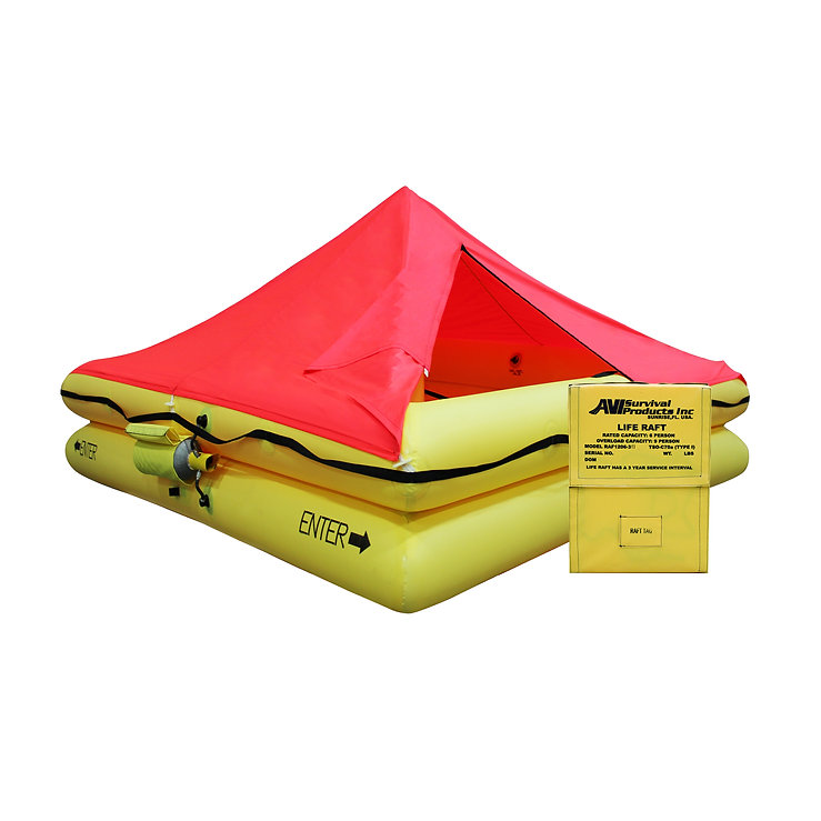 AVI Survival Products TSO Type I 6 Person Life Rafts | Aircraft Spruce