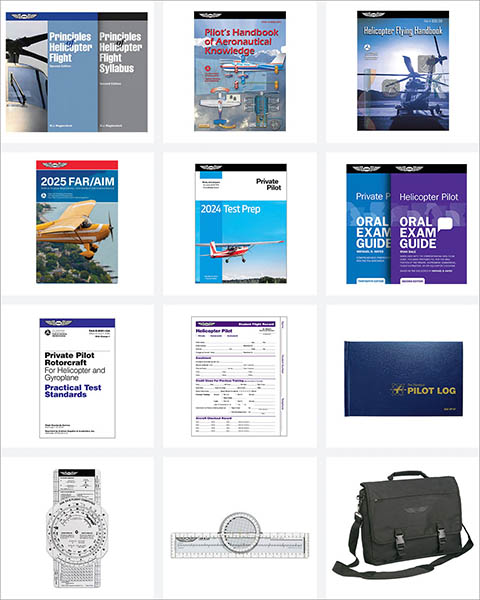 ASA Helicopter Student Pilot Kit | Aircraft Spruce