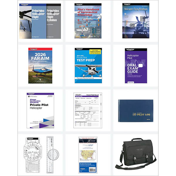ASA Helicopter Student Pilot Kit - 2026 | Aircraft Spruce