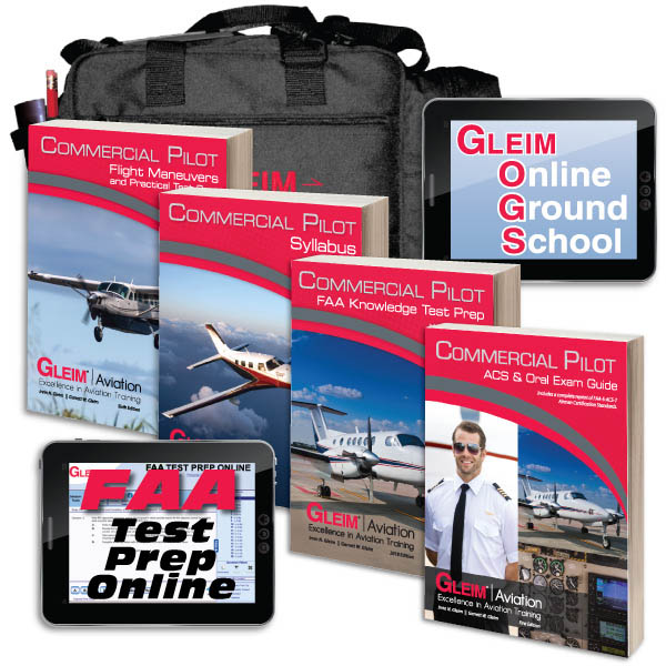 Gleim Deluxe Commercial Pilot Kit | Aircraft Spruce