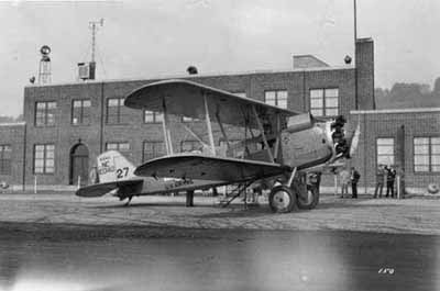 Airmail Plane At Boeing Field Photograph Postcard | Aircraft Spruce
