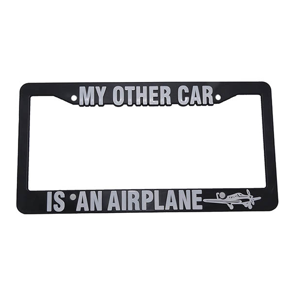 My Other Car Is An Airplane License Plate Frame | Aircraft Spruce